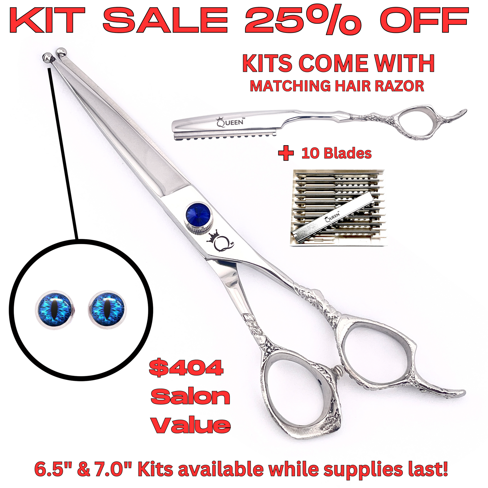 Point-Cut Pro Hair Shears | Professional high quality hair shears ...